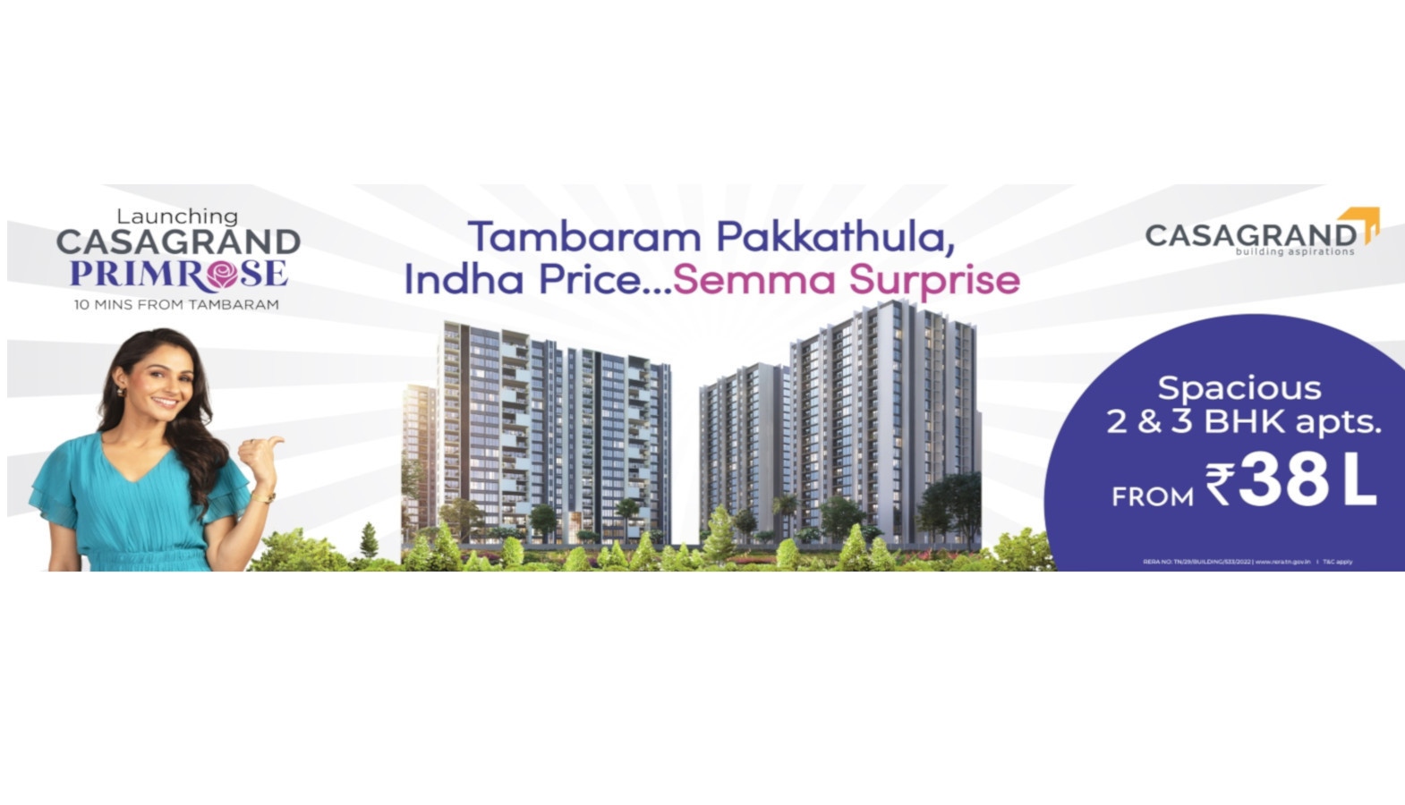 CasaGrand Primrose in Perungalathur, Chennai - Price, Location Map, Floor Plan & Reviews ...