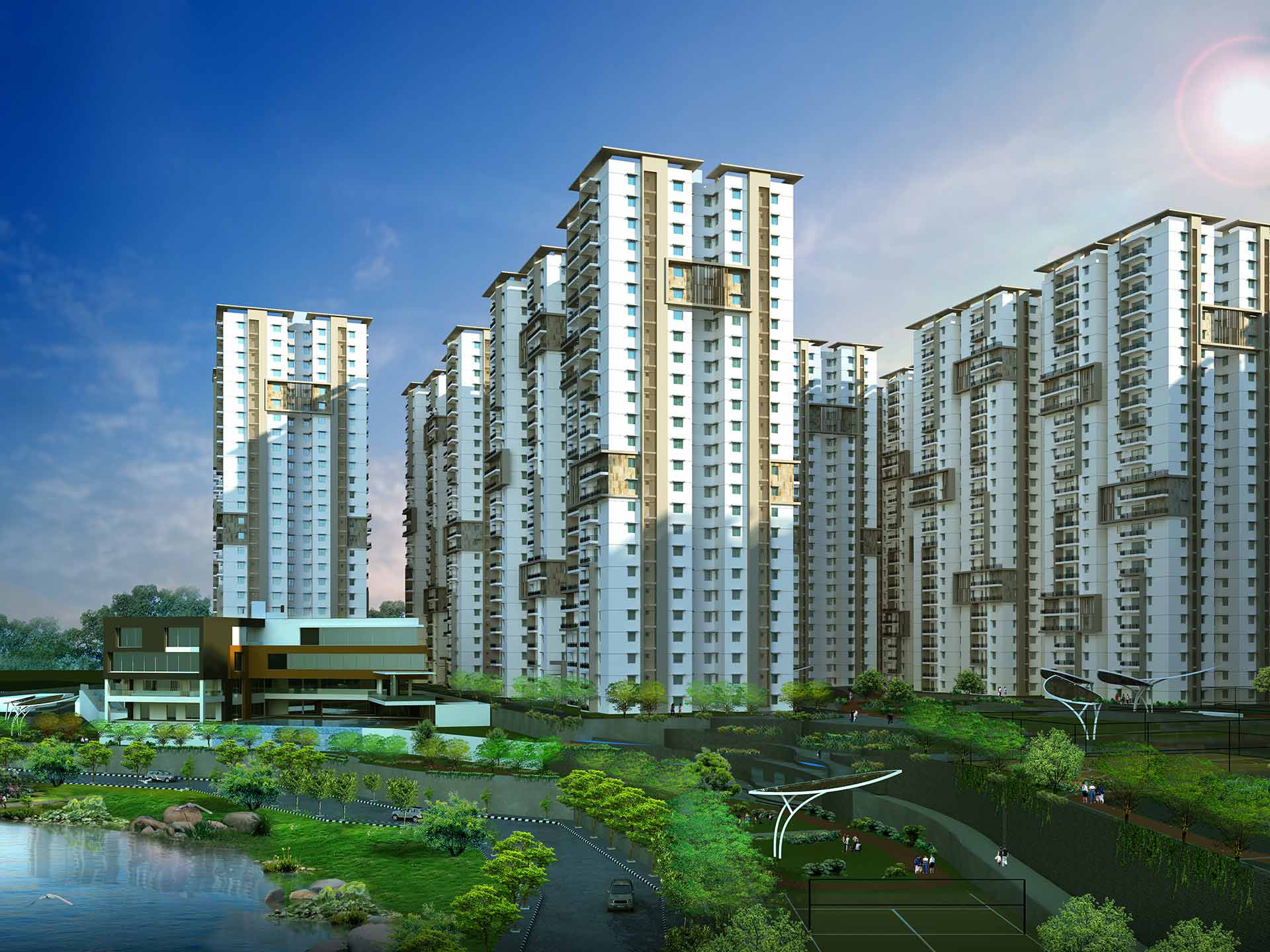 Aparna Sarovar Zenith in Nallagandla Gachibowli, Hyderabad - Price ...
