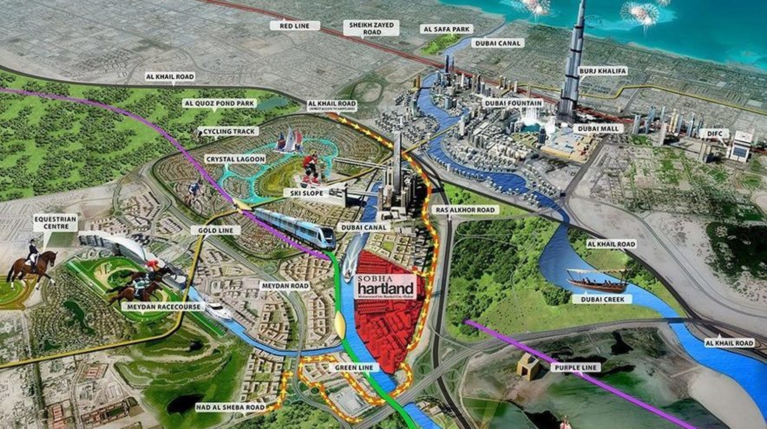 Sobha Limited Hartland in Downtown, Dubai - Price, Location Map, Floor ...