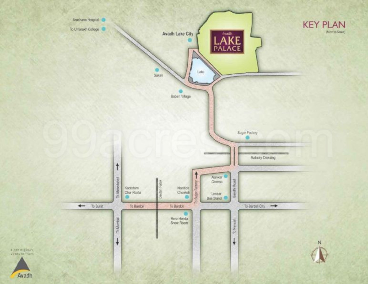 Avadh Lake Palace in Bardoli, Surat - Price, Location Map, Floor Plan ...