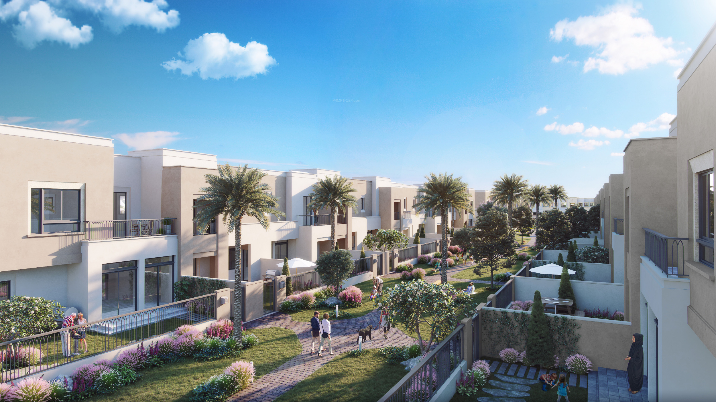 Master Plan Nshama Sama Townhouses Al Qudra Road Dubai Proptiger