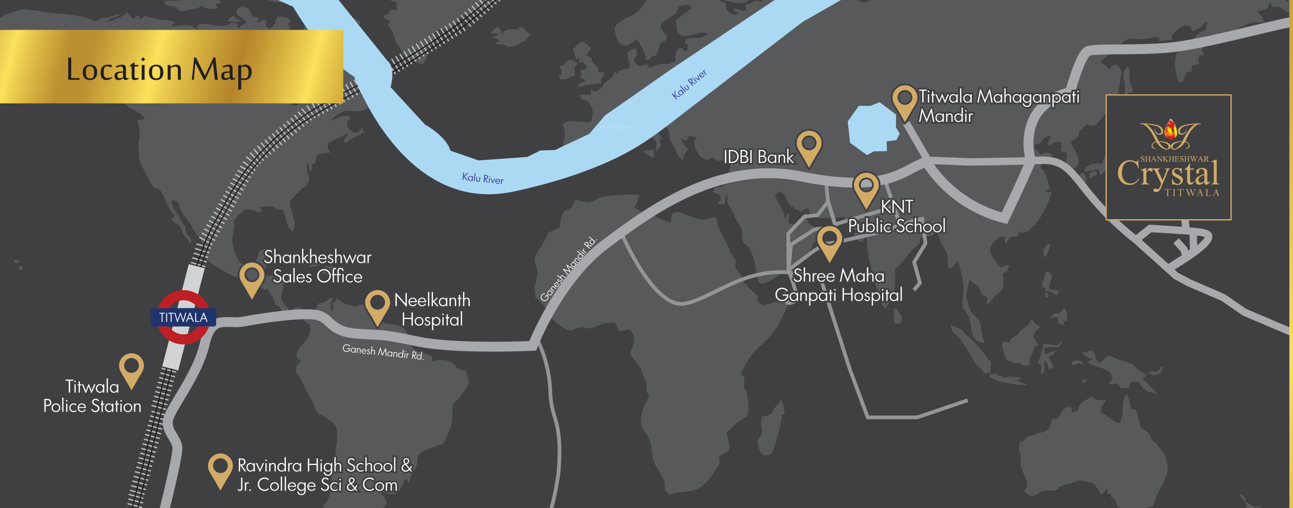 Shankheshwar Crystal Phase 2 in Titwala, Mumbai - Price, Location Map ...