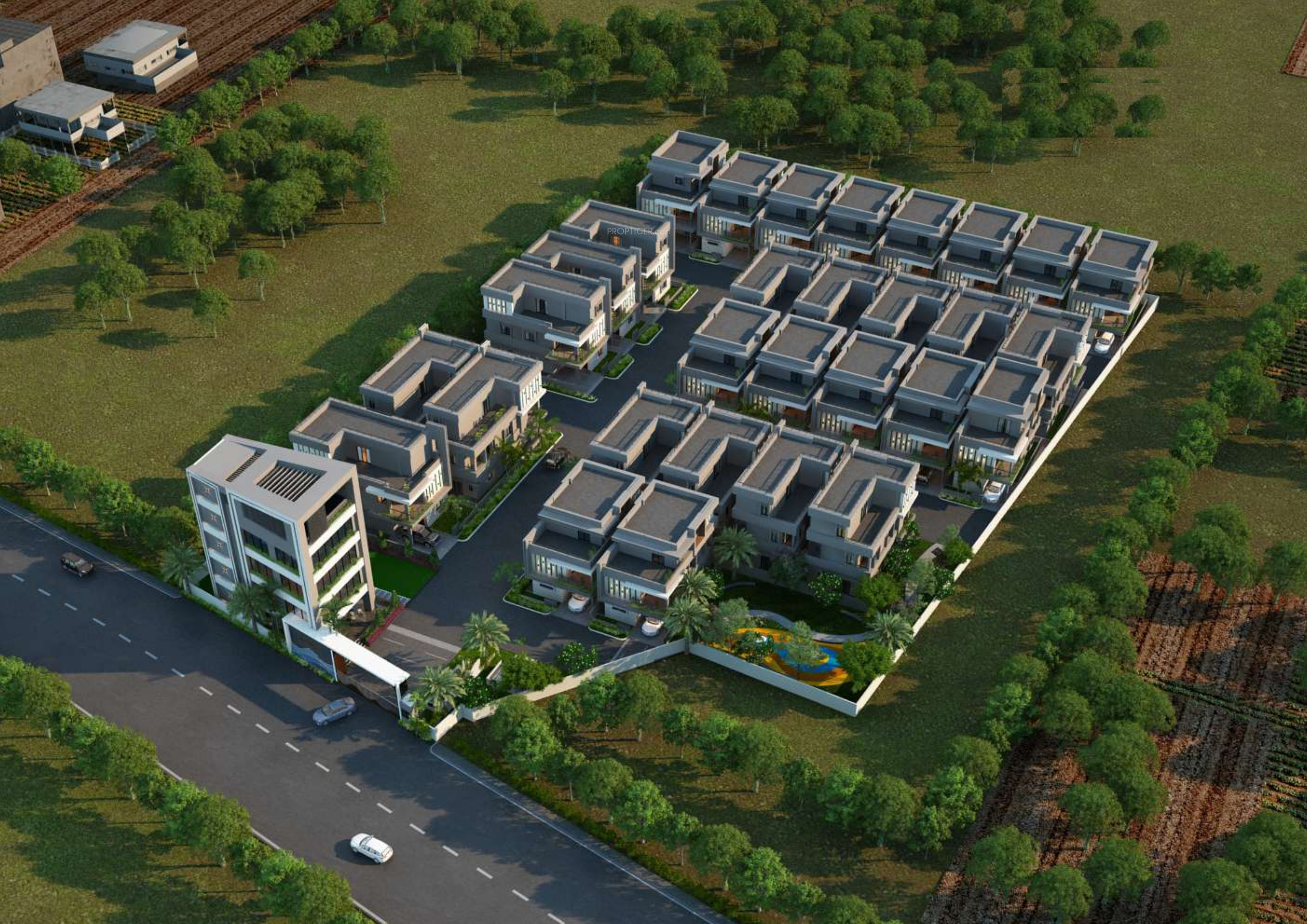 3270 sq ft 4 BHK 4T Villa for Sale in Bensup Infra The Sanctuary ...
