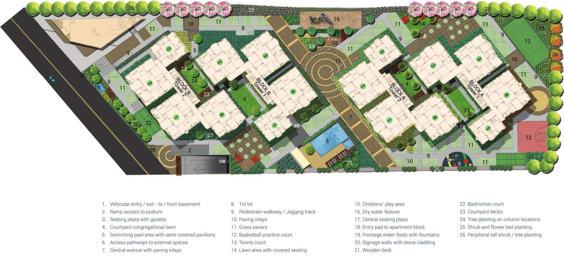 4146 sq ft 5 BHK 5T Apartment for Sale in NCC Urban Gardenia Gachibowli ...