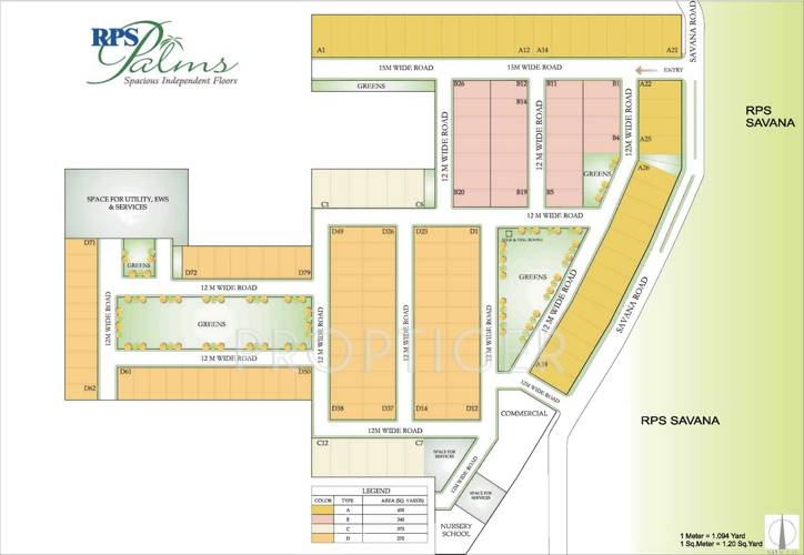 Master Plan RPS Group Palms Sector 88 Faridabad Proptiger Master Plan RPS Group Palms Sector 88 Faridabad Proptiger