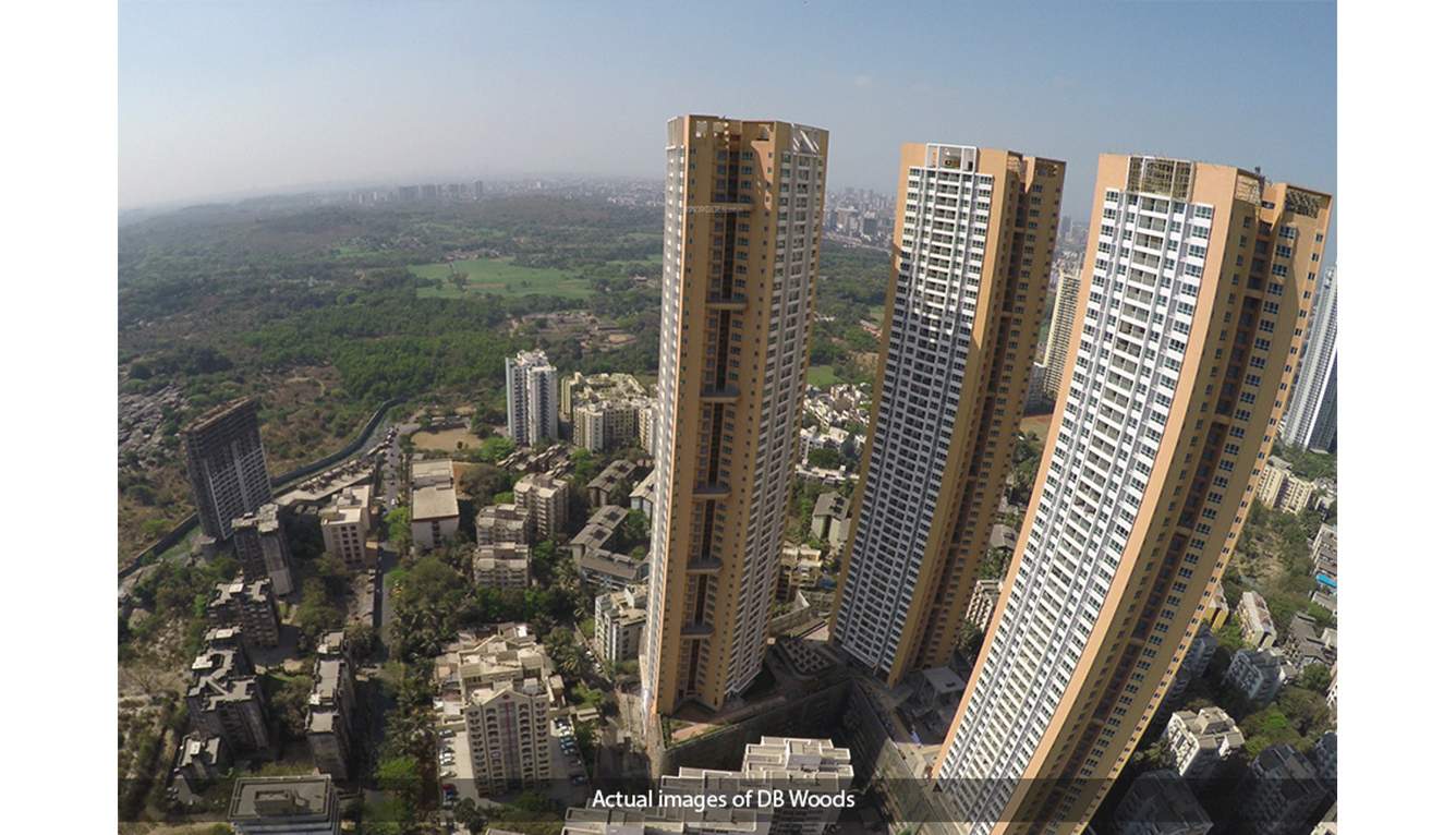 1635 sq ft 3 BHK 3T Apartment for Sale in DB Realty Woods Goregaon East ...