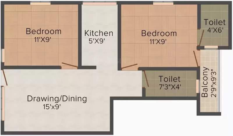 Floor Plan Image - Available for sale - Proptiger.com
