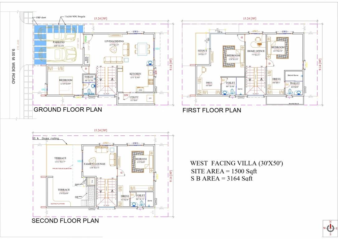 3164 sq ft 4 BHK 4T Villa for Sale in Trifecta Projects Verde En ...