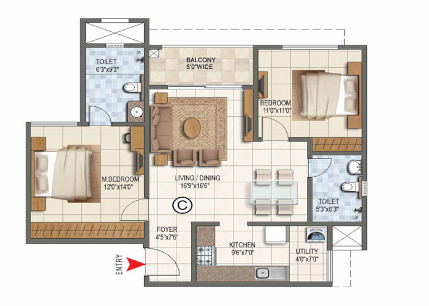 Provident Botanico in Whitefield, Bangalore - Price, Location Map ...