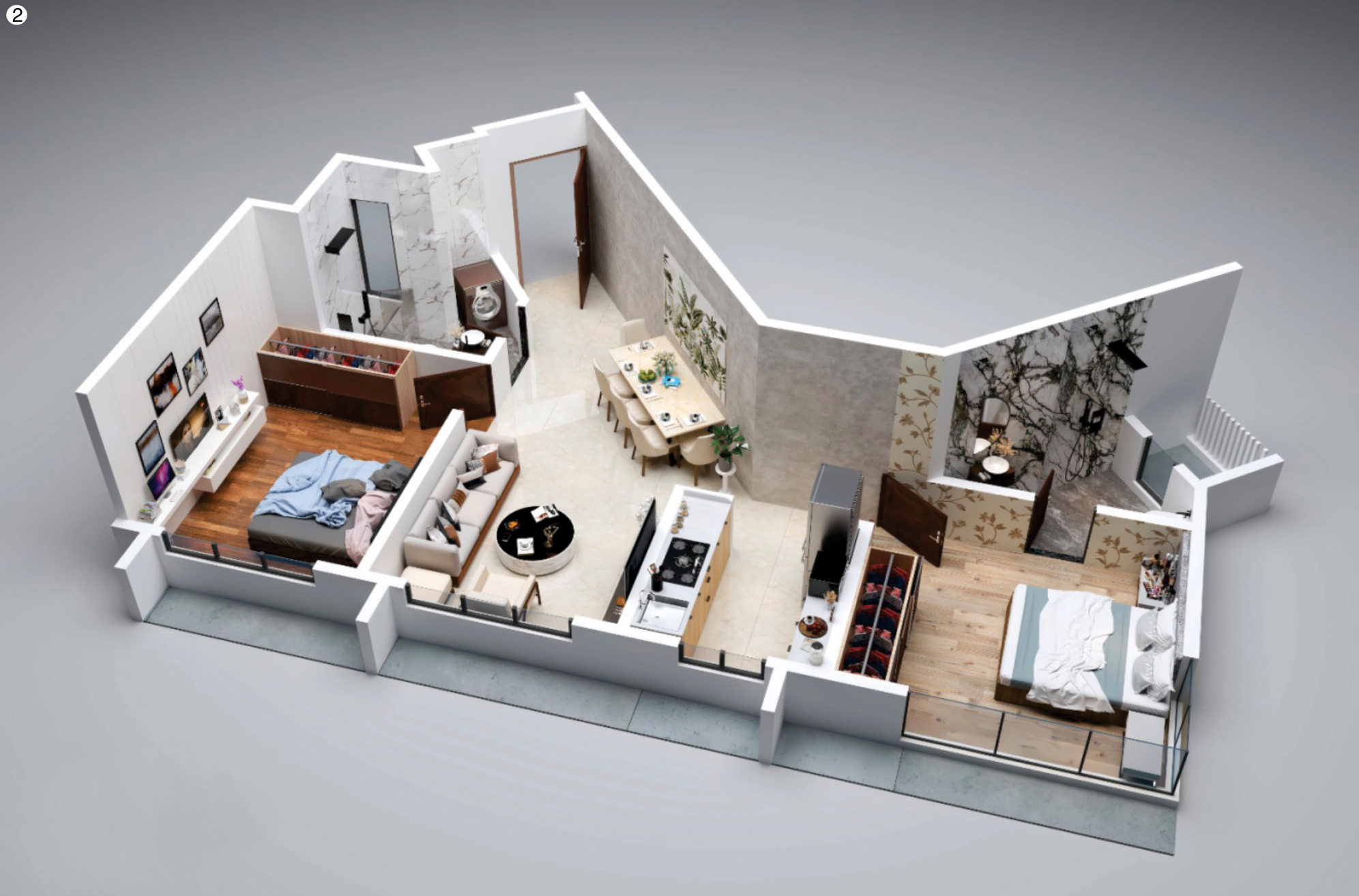 653 sq ft 2 BHK 2T Apartment for Sale in Orient Combine Regency Phase 2 Chembur Mumbai