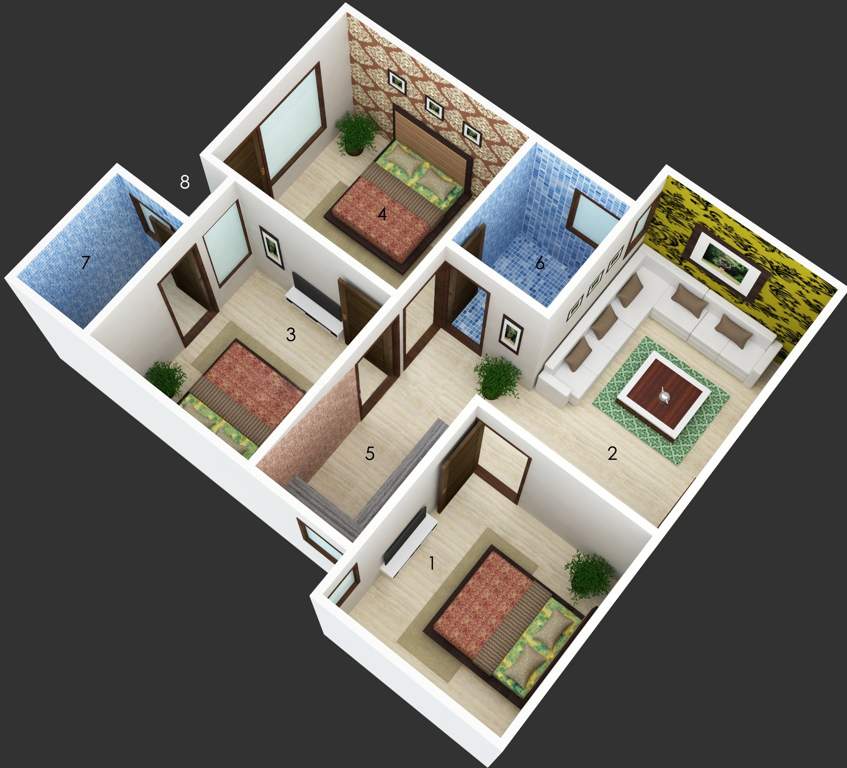 750 Sq Ft 3 BHK 3T Apartment For Sale In Bharat Homes Luxury Homes 750 Sq Ft 3 BHK 3T Apartment For Sale In Bharat Homes Luxury Homes