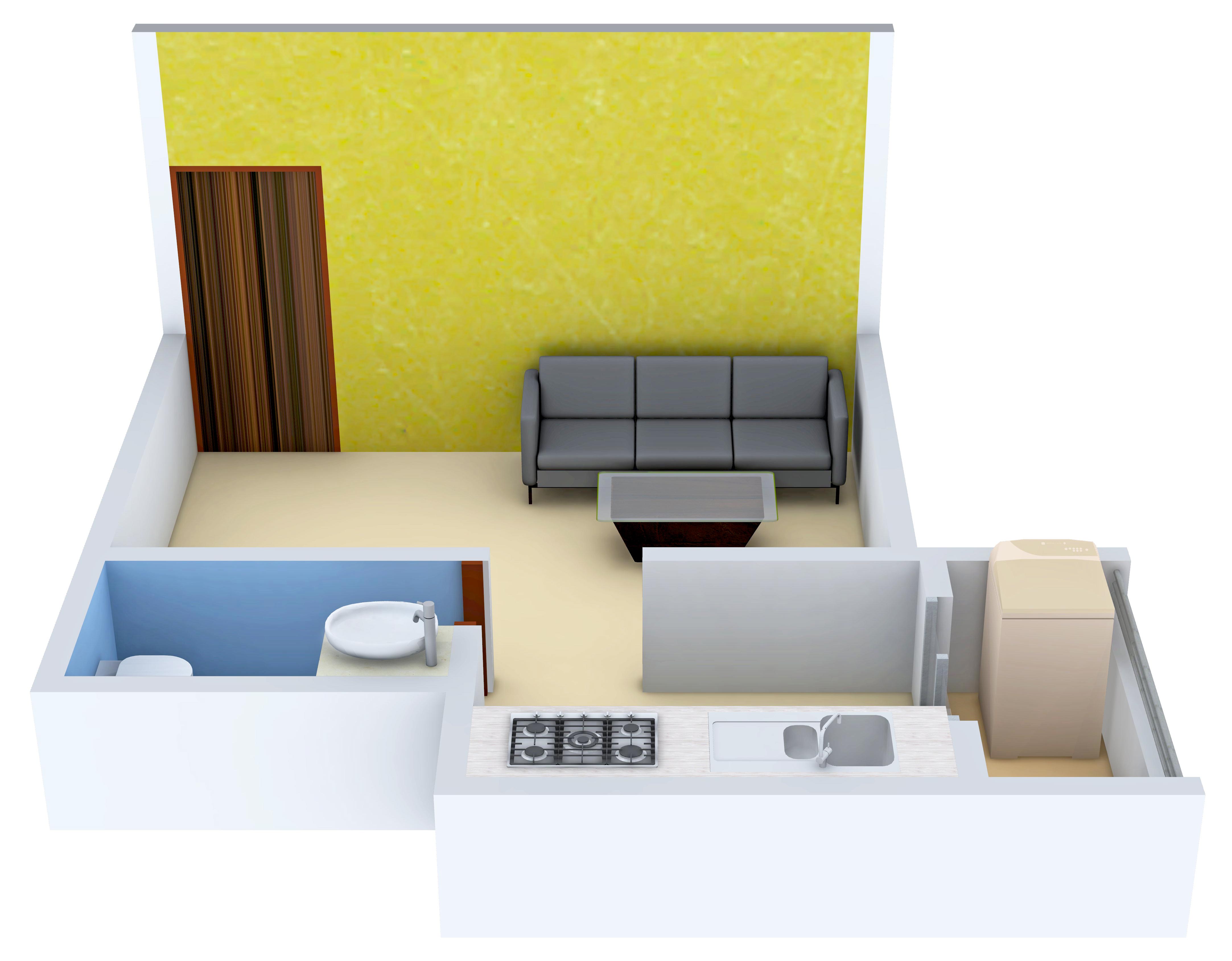 375 sq ft 1 BHK 1T Apartment for Sale in Kotak Builders Royale Palghar ...