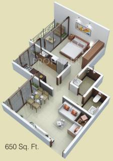 650 Square Foot House Plan India East Face House Plan, 650 Sq.ft Plan,
