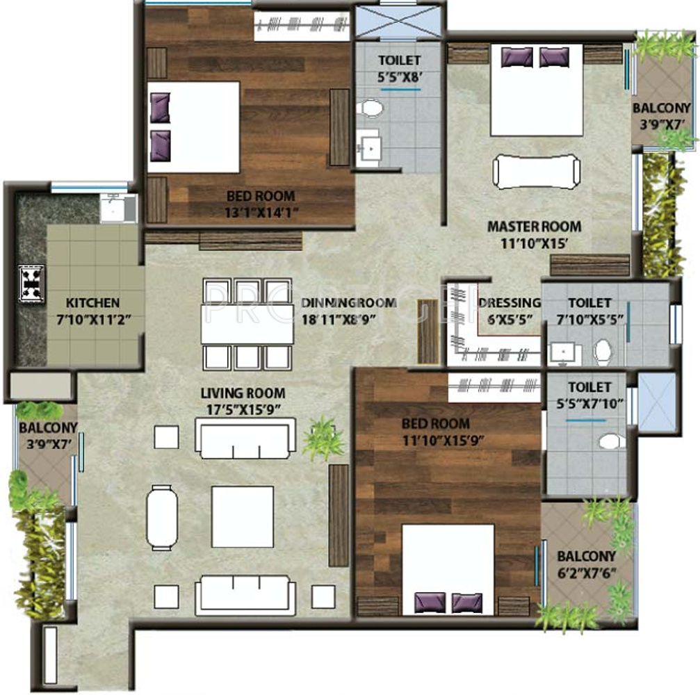 Chandra Panorama in Bagiamau, Lucknow - Price, Location Map, Floor Plan ...